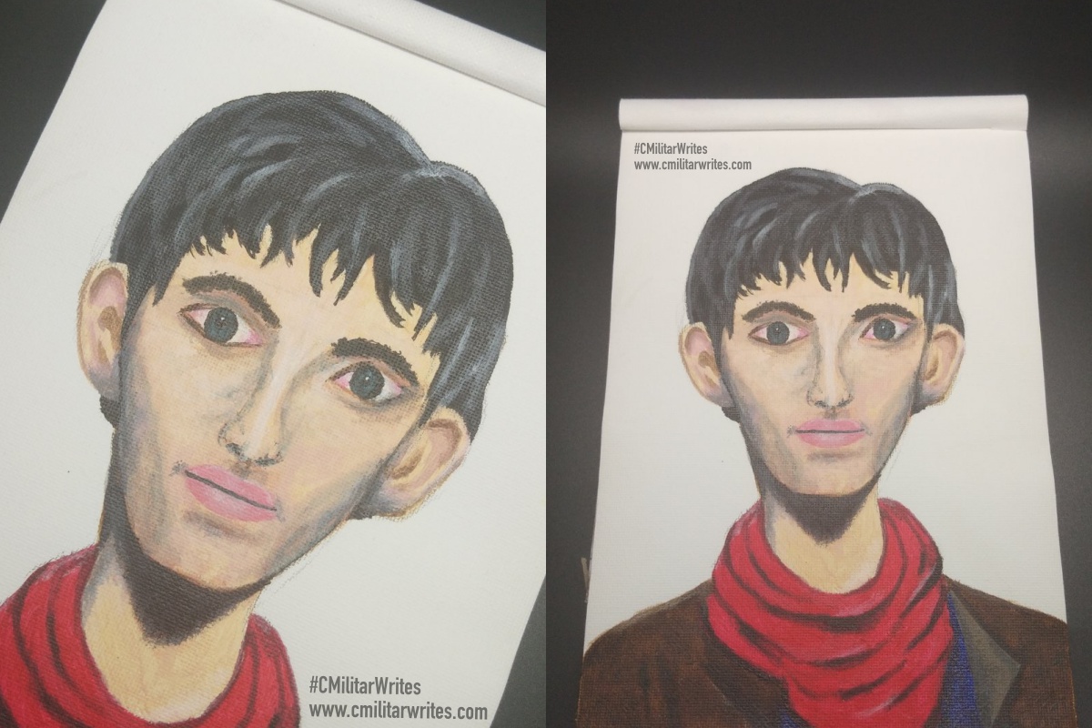 I painted a stylized portrait of Merlin–and here’s how it went down – C ...